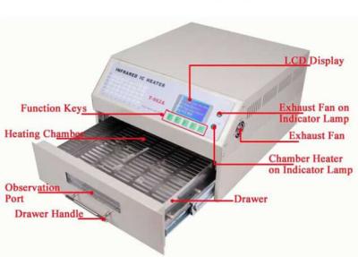 China T962A Benchtop Reflow Oven 300x320mm 1500W Infrared BGA Rework Station for SMD SMT for sale