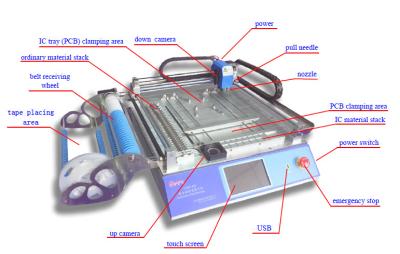 China Full Touch Screen SMT Production Line Surface Mounting Machine 12000 CPH for sale