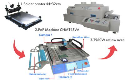 China Small SMT Assembly Line T60w Reflow Oven Surface Mount Technology Machine 220V for sale