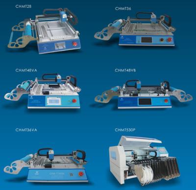 China Charmhigh Desktop SMT Pick and Place Machine CHMT48VA 48 Feeders 12000 CPH for sale