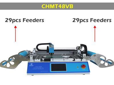 China CHMT48VB Dual Side Feeder Desktop Pick and Place Machine 48 Feeders Surface Mount for sale
