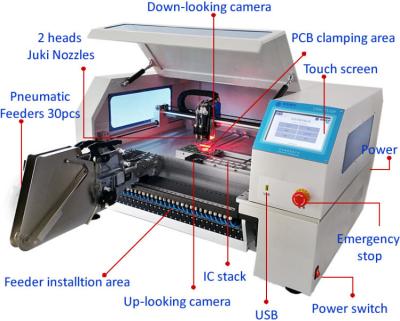China Pneumatic SMT Pick and Place Machine Auto Mark 2 , Surface Mount Technology Equipment for sale