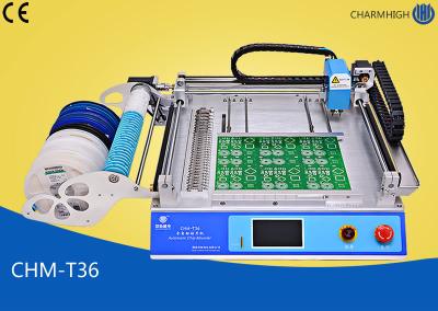 China CHMT36 Desktop SMT Pick and Place Machine for LED SMD Surface Mounting 1200cph for sale