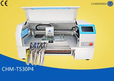 China Charmhigh 4 Head Desktop Pick and Place Machine 30 Yamaha Pneumatic Feeders for sale