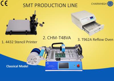 China CHMT48VA PCB Pick and Place Machine 48 Feeders SMT Assembly for sale