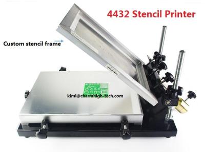China Desktop SMT Manual Pick And Place Machine 320*440mm Stencil Printer Silk screen printer for sale