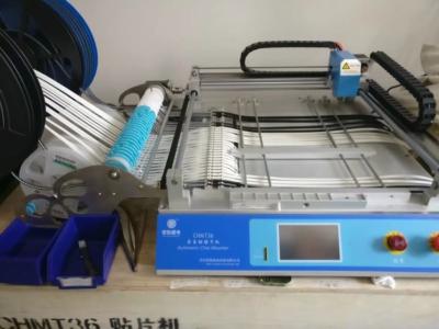 China Tabletop SMT Chip Mounter 29 Feeders 2 Heads Pick and Place Machine CHMT36 for LED for sale