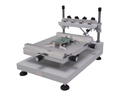 China Charmhigh 3040 Manual Stencil Printer High Precision Double Layer PCB Solder Paste Printer for sale
