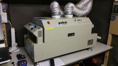 China Mini SMT Reflow Oven 230x730mm 6 Zones 3.5KW Table Top LED Welding Machine for sale