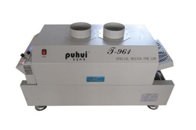 China Puhui T-961 Infrared SMT Reflow Oven 3.5kW 230x730mm Soldering Machine for sale