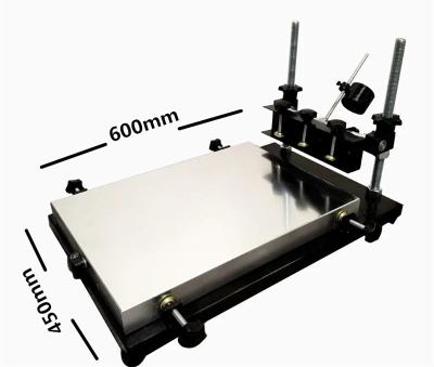 China Manual Solder Paste Stencil printer 440*320mm , 450*600mm , 700*500mm SMT printer for sale