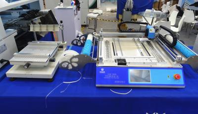 China High accuracy SMT Stencil printer 3040 + CHMT48VB smt pick and place machine for sale