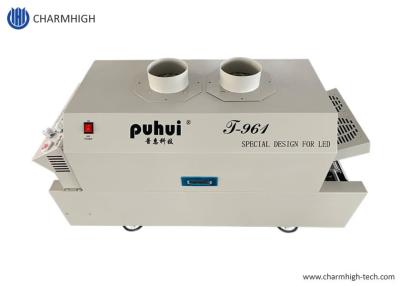 China Desktop Reflow Oven T961 730x230mm Conveyor 6 Temp Zones 3.5KW Soldering Machine for sale