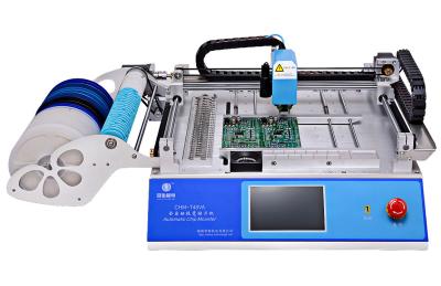 China CHMT48VA Desktop Automatic SMD Pick and Place Machine 29 Feeders 2 Heads Double Vision Camera for sale