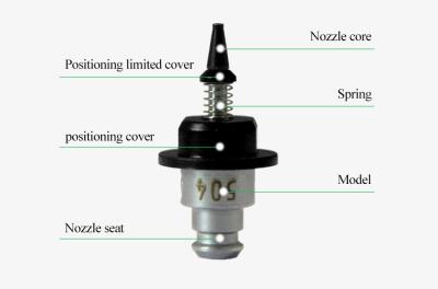 China Black JUKI SMT Nozzle 500-508 for PNP Machine SMT Accessories for sale