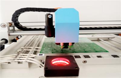 China Desktop Automatic SMD SMT Pick and Place Machine with Vision System 48 Feeders for sale
