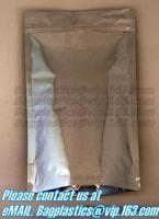 China Biodegradable Stand Up Pouch With Zipper For Apparel,Custom printed flat bottom box pouch 1kg coffee bag with degassing for sale