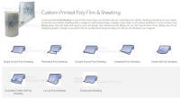 China Custom Printed Poly Film & Sheeting, Custom Printed Poly Tubing, Custom Printed Polyethyle for sale