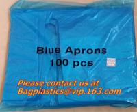 China Disposable aprons, plastic apron, disposable, aprons, LDPE apron, HDPE apron, PE apron for sale