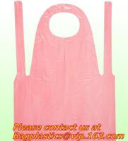 China Plastic disposable kitchen pe apron, disposable, aprons, LDPE apron, HDPE apron, PE apron for sale