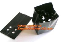 China Horticulture, NURSERY, PLANTER, SEED, PLASTIC GROW BAGS, HYDROPONICS, FLOWERPOTS, BLACK for sale
