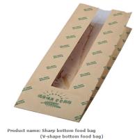 China Sandwich & bread bag, Sandwich paper bag, Pastry packing paper bag,  French bread bag,  Bread packing bag,  Bread stick for sale