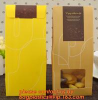 China Customize Translucent Window, Brown Greaseproof Kraft Paper Bag, Special Opp Window Bag, window bags, paper window bags, for sale