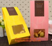 China Customize Translucent Window, Brown Greaseproof Kraft Paper Bag, Special Opp Window Bag, window bags, paper window bags, for sale