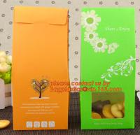 China Customize Translucent Window, Brown Greaseproof Kraft Paper Bag, Special Opp Window Bag, window bags, paper window bags, for sale