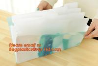 China hot selling plastic pp rainbow expanding file wallet folder with elastic band for sale