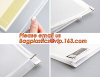 China custom colored plastic pencil case with zipper , pvc cheap pencil bag for school kids, file bags for sale