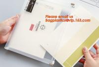 China custom clear transpaent PE zipper file folder bag , PE Zip files wallet wholesale, PVC Polyvinyl Plastic Document bag for sale