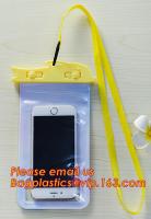 China Hot product Hign quality PVC universal custom logo mobile phone waterproof bag, waterproof bag bike holder waterproof bi for sale