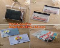 China frosted pvc k document file bag, Custom zipper file folder bag, plastic top oppening file bag for sale