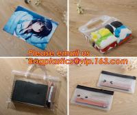 China Simple clear Plastic PVC A4 file bag with zipper, pvc k file bag, Custom PP A4 File Bag Document Bag Plastic Zippe for sale