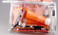 China Custom cotton printed plastic waterproof pencil bag PVC pencil case with zipper, round mesh bags, for sale