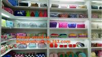 China Custom cotton printed plastic waterproof pencil bag PVC pencil case with zipper, round mesh bags, for sale