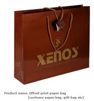 China custom shopping kraft eco paper bag, logo printed shopping bag ,gift bag,paper bag with handle, recycled shopping paper for sale