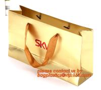 China New fancy custome logo printed shopping bag ,gift bag,paper bag with handle, recycled shopping paper bags,brown paper ba for sale