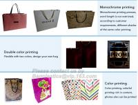 China Luxury shopping paper bag, different types design custom paper shopping bag, Fashion Free Design Customized Printed Beau for sale