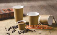 China 12oz Fine workmanship flexo printing custom design double Kraft paper cup,PAPER PRODUCTS PLATE BOXES CUPS, PARTY SUPPLIE for sale