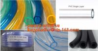 China Clear Vinyl Tubing PVC three poly two thread hose pvc braided hose pipe, plastic fiber hose factory offer for sale