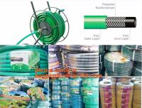 China Clear Vinyl Tubing PVC three poly two thread hose pvc braided hose pipe, plastic fiber hose factory offer for sale
