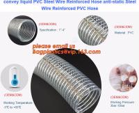 China PVC suction hose, PVC Steel Wire Hose Soft Light and Long Usage Life for sale
