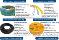 China Liquid PVC Layflat Discharge Tubing High Pressure Water Hose 40MM For Agriculture Project for sale