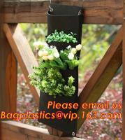 China Plastic Hanging Growing Strawberry Bags Planter ,Hanging Strawberry Planter Bags,Strawberry Planter for sale