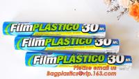 China Stretch And Fresh Re-usable Food Wraps Silicone Plastic Stretch Cling Film, Food grade LDPE cling film,LDPE stretch film for sale