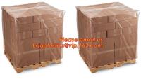 China Plastic reusable thermal pallet cover, Heavy Duty Waterproof Pallet Cover Tarp, LLDPE Elastic Pallet Packaging Bag Cover for sale