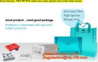 China 0.Tapem UV printing plastic transparent custom OEM PET box, general comestic pack PVC box custom PVC box high quality PE for sale