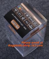 China packaging transparent Soft Crease PVC Clear Plastic Box, small plastic box,clear plastic gift box for sale